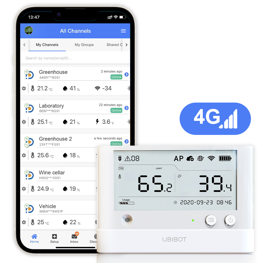 UbiBot WS1 Pro - 2.4GHZ WiFi and SIM version Sensor – UbiBot Online Store